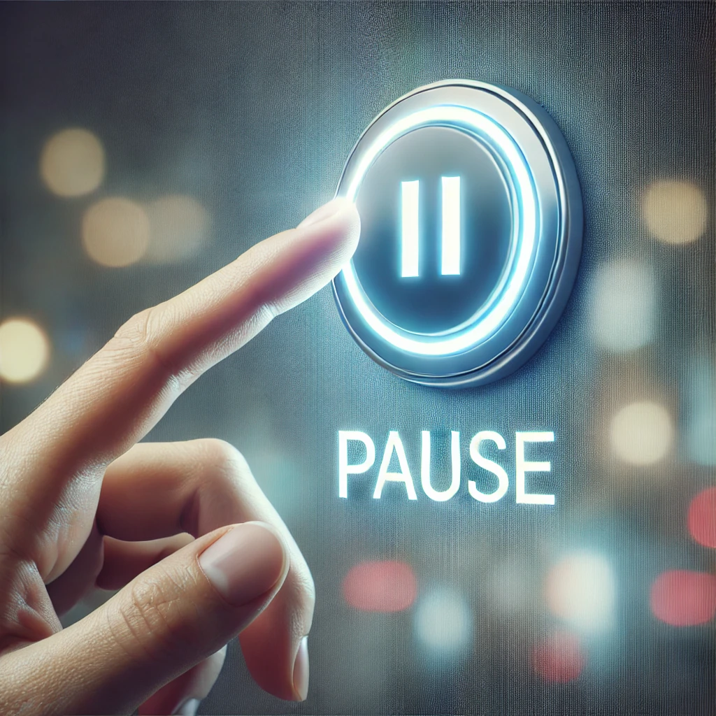 Press the Pause Button – Kehilat Kesher